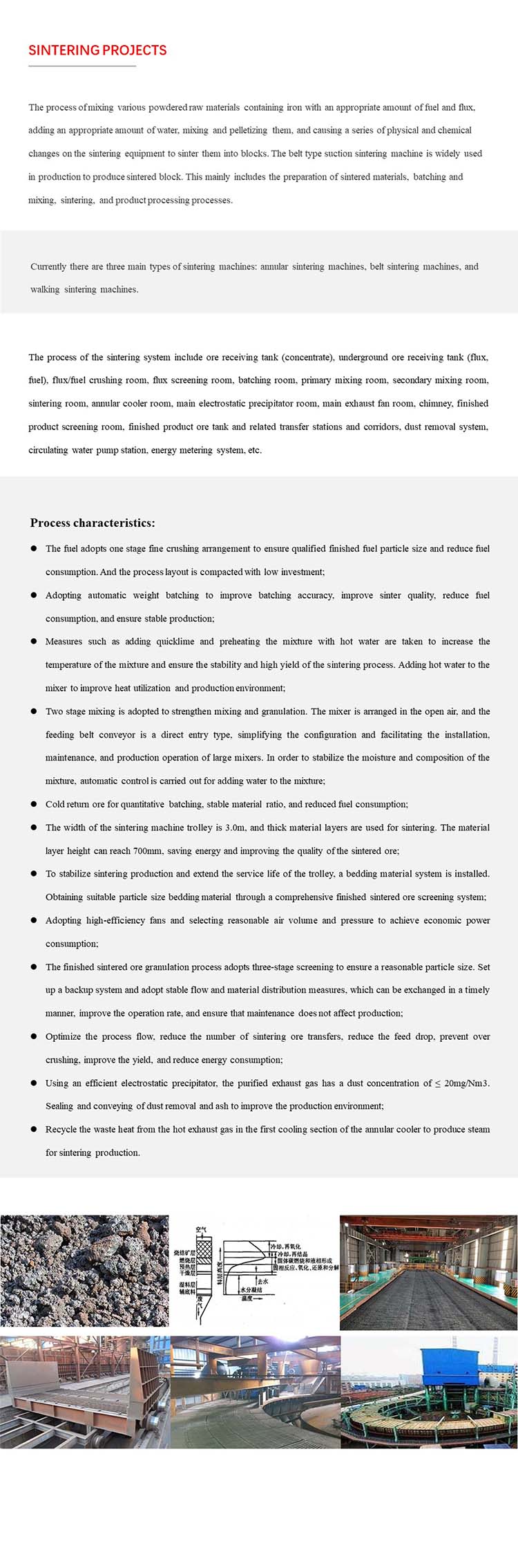 Sinter Plant-TCU Technologies Co. LTD